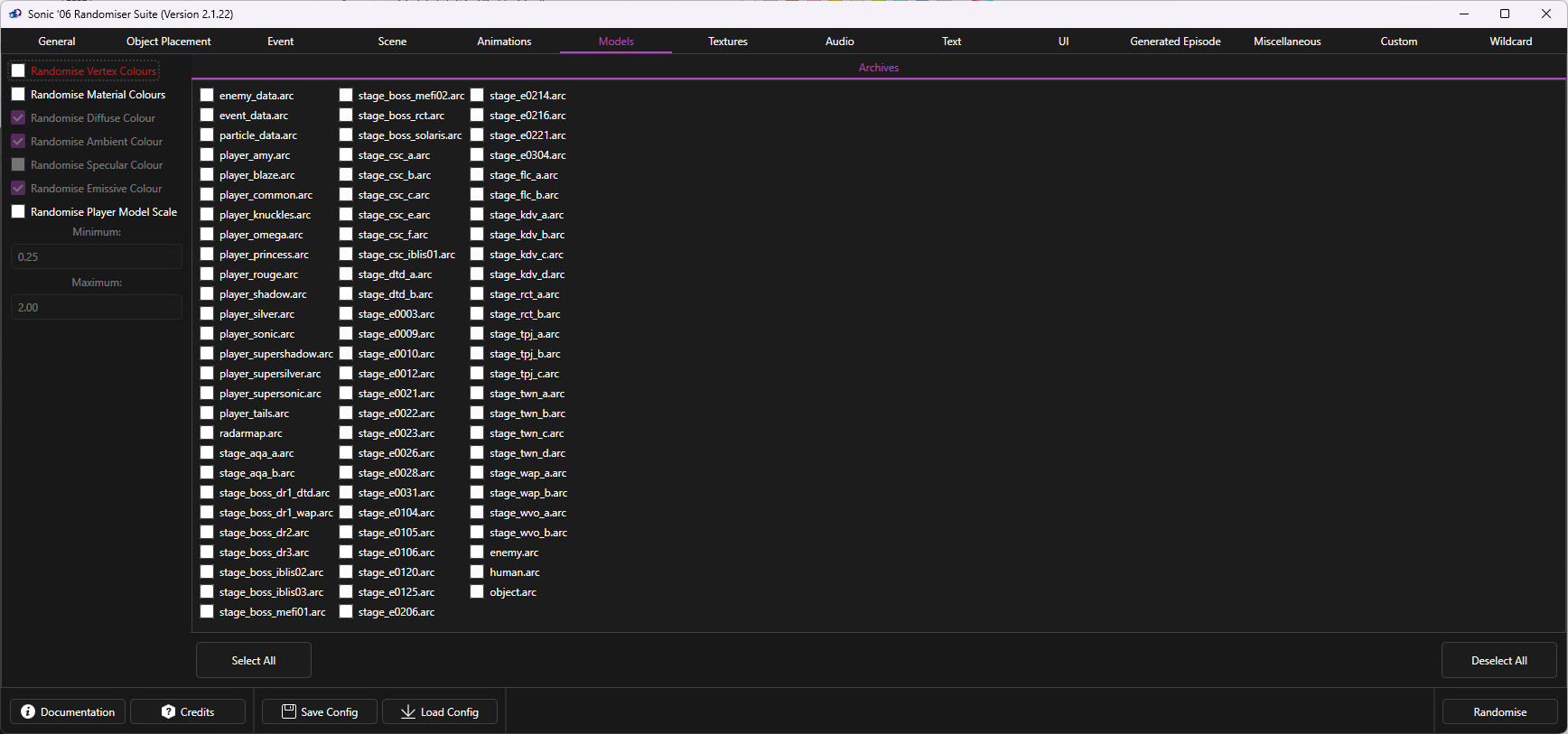 Sonic '06 Randomiser Suite Modding Tool for Sonic the Hedgehog (2006) | Sonic '06 Modding Tools