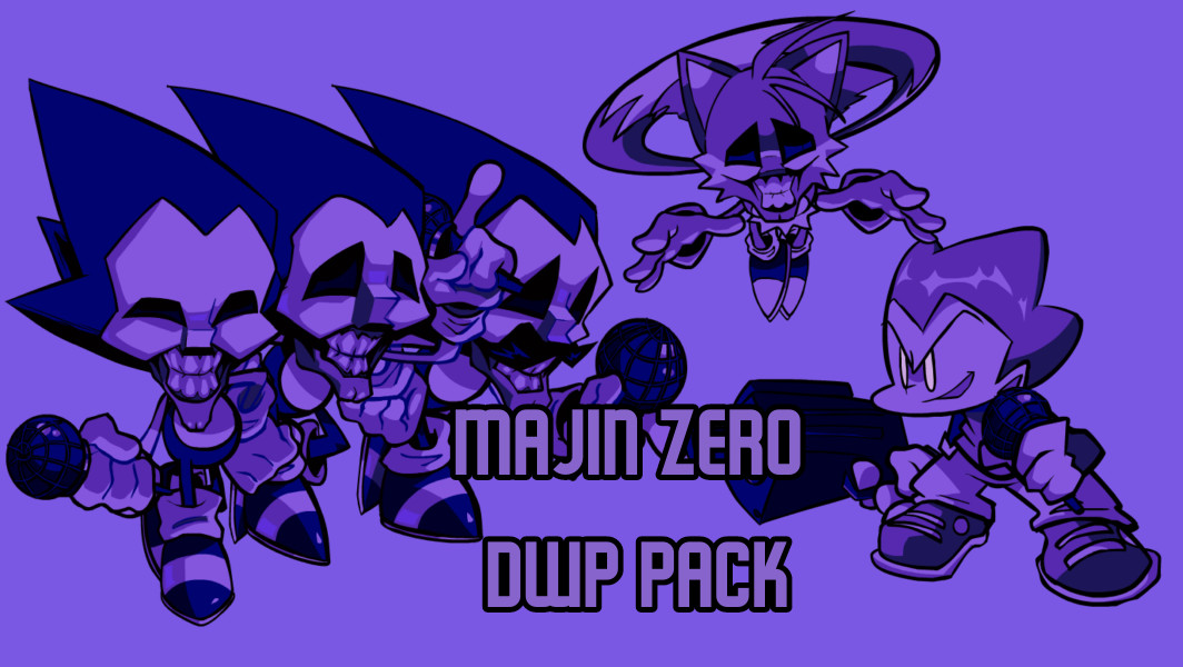 Majin ZERO DWP Pack With Loops Modding Tool for Friday Night Funkin' | FNF Modding Tools