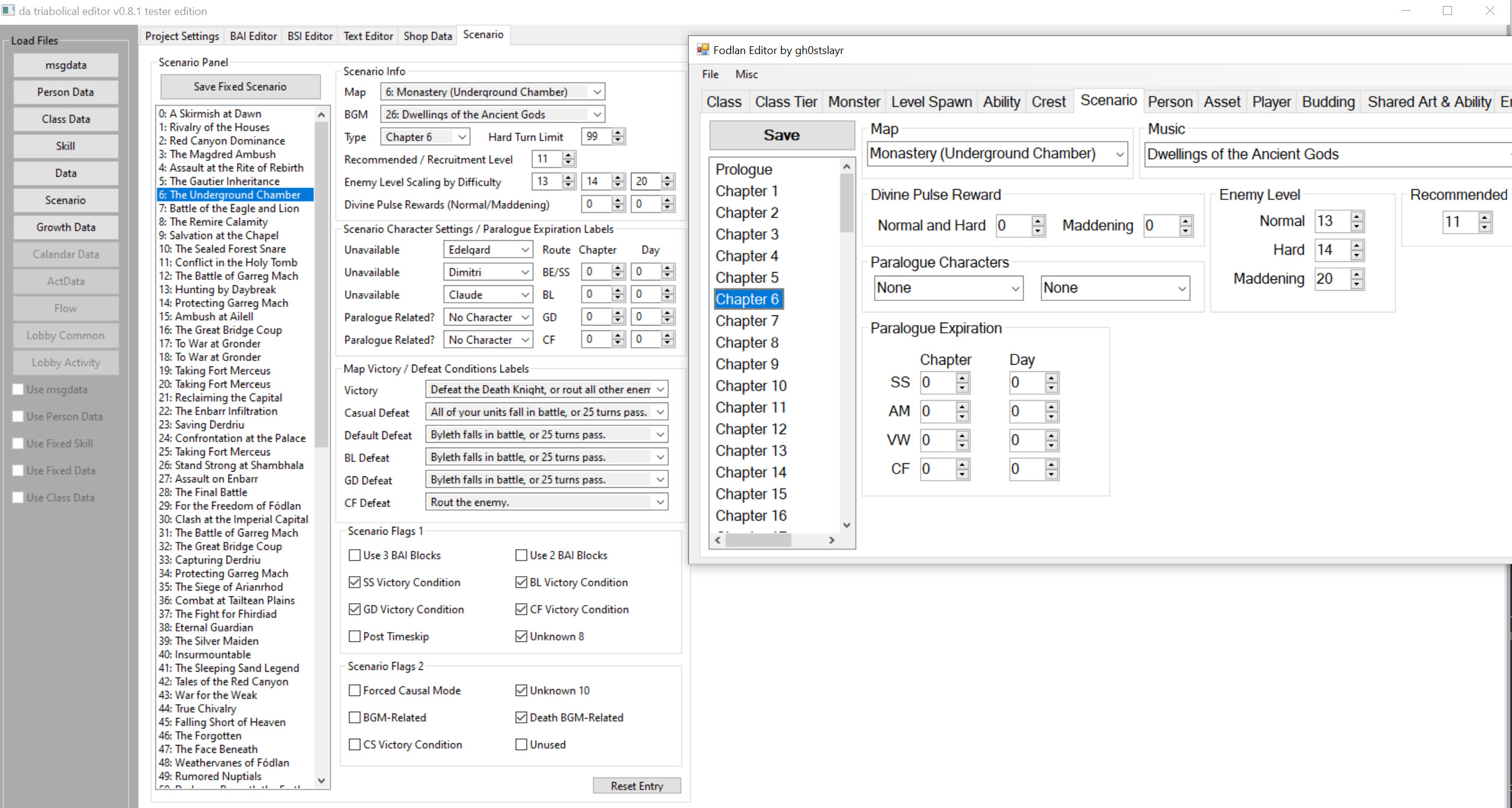 Triabolical Editor: Map/Text/Data Editor/Patcher Modding Tool for Fire ...