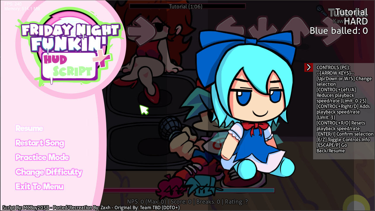 Doki Doki Takeover Plus! Hud Script (V4) Modding Tool for Friday Night Funkin' | FNF Modding Tools