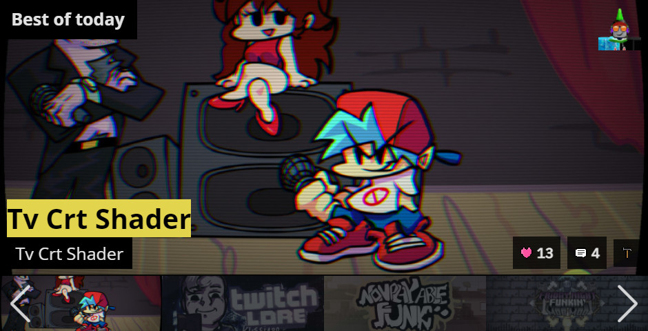 Tv Crt Shader Modding Tool for Friday Night Funkin' | FNF Modding Tools