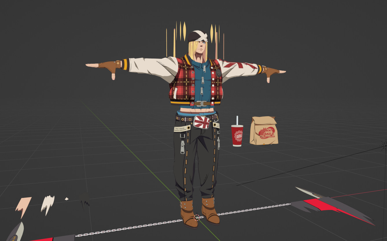 Blender Texture Setups Modding Tool for GUILTY GEAR -STRIVE- | GGST Modding Tools