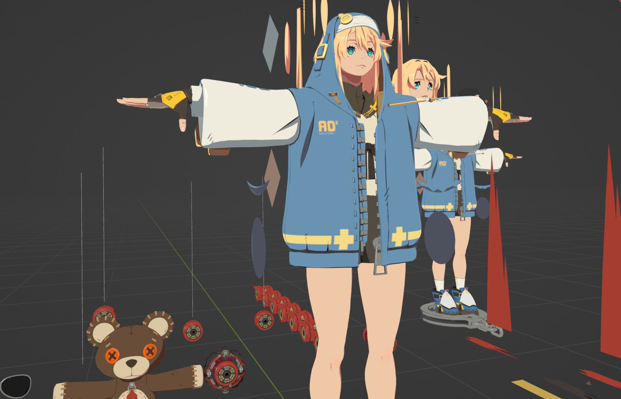 Blender Texture Setups Modding Tool for GUILTY GEAR -STRIVE- | GGST Modding Tools