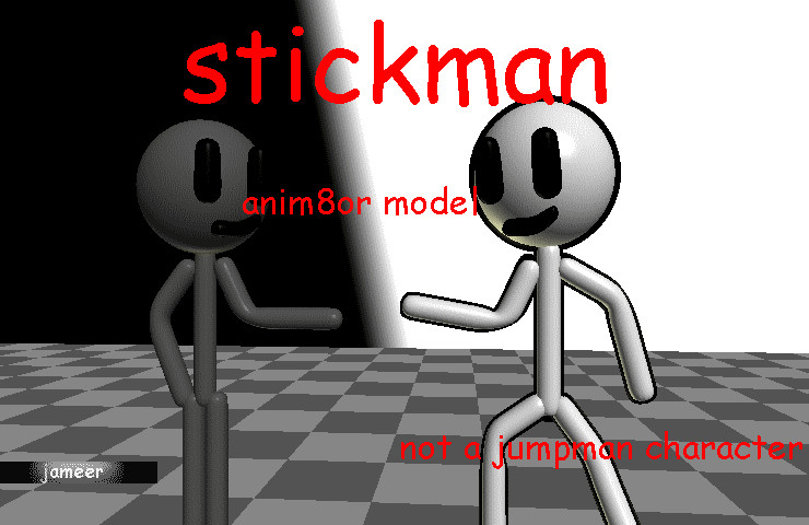 stick man anim8r model Modding Tool for Baldi's Basics | Baldi Modding ...