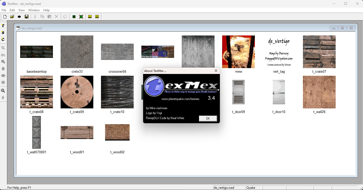 TexMex Modding Tool for Quake | Q1 Modding Tools