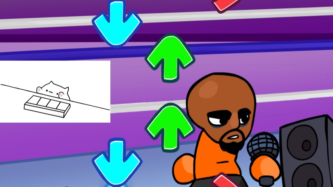 Psych Engine Script - Mania Cat (Bongo Cat) Modding Tool for Friday ...