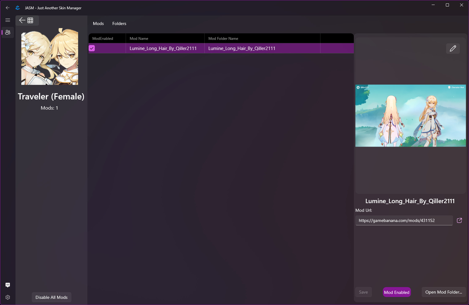 JASM - Just Another Skin Manager Modding Tool for Genshin Impact | GI Modding Tools