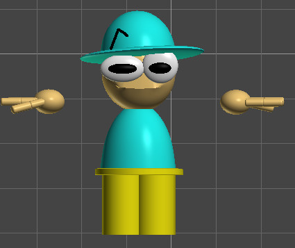 Anim8or Vemdi Rig Model! Modding Tool for Baldi's Basics | Baldi Modding Tools