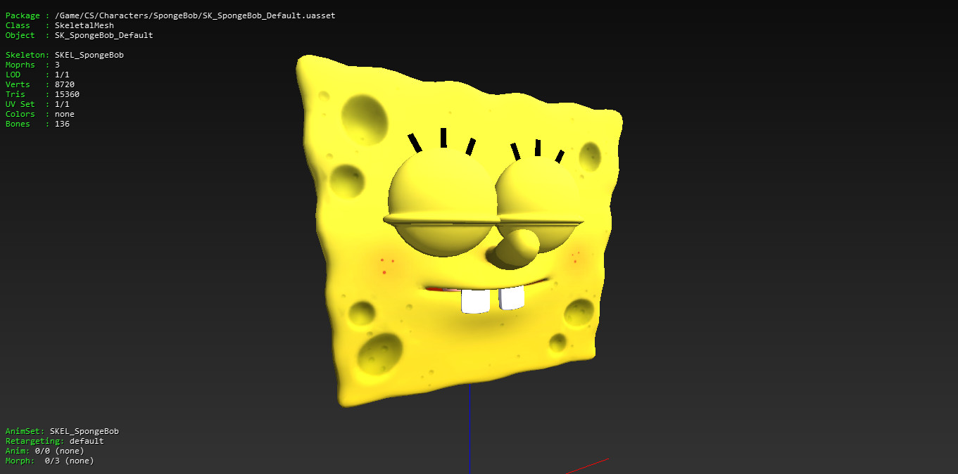 Umodel With Morph Targets Support Modding Tool for SpongeBob ...