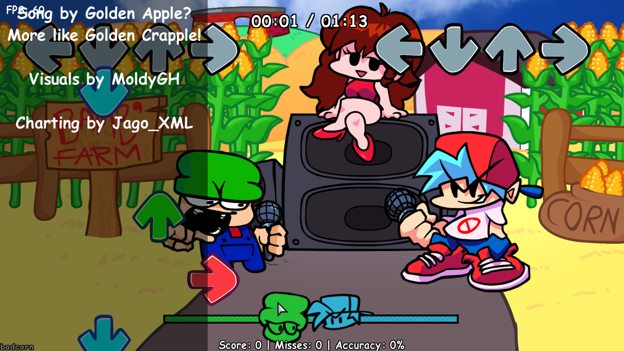 Golden Apple 1.5 Hud PERFECTLY RECREATED Modding Tool for Friday Night ...