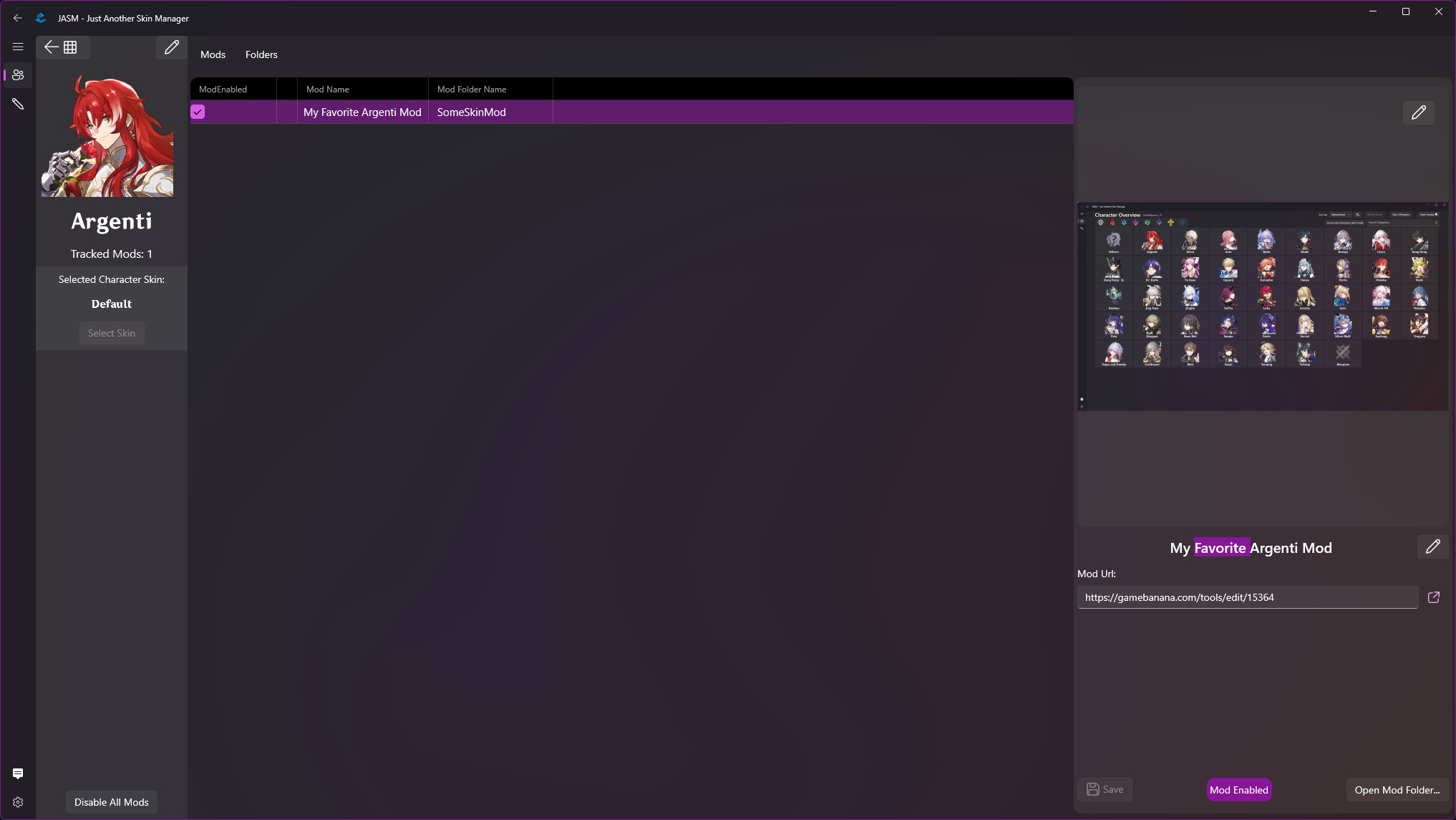 JASM - Just Another Skin Manager Modding Tool for Honkai Star Rail | HSR Modding Tools