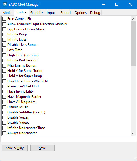 SADX Mod Manager Modding Tool for Sonic Adventure DX | SADX Modding Tools