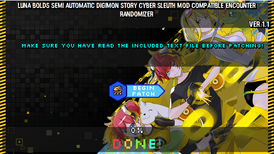 Mod Compatible Encounter Randomizer Modding Tool for Digimon Story Cyber Sleuth: Complete ...