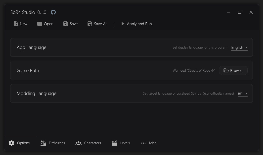 [Obsoleted] SoR4 Studio Modding Tool for Streets of Rage 4 | SOR4 ...