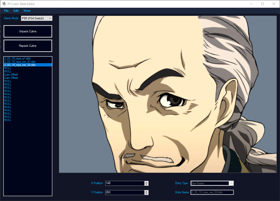Cutin Table Editor Modding Tool for Persona 5 Royal (PC) | P5R (PC ...