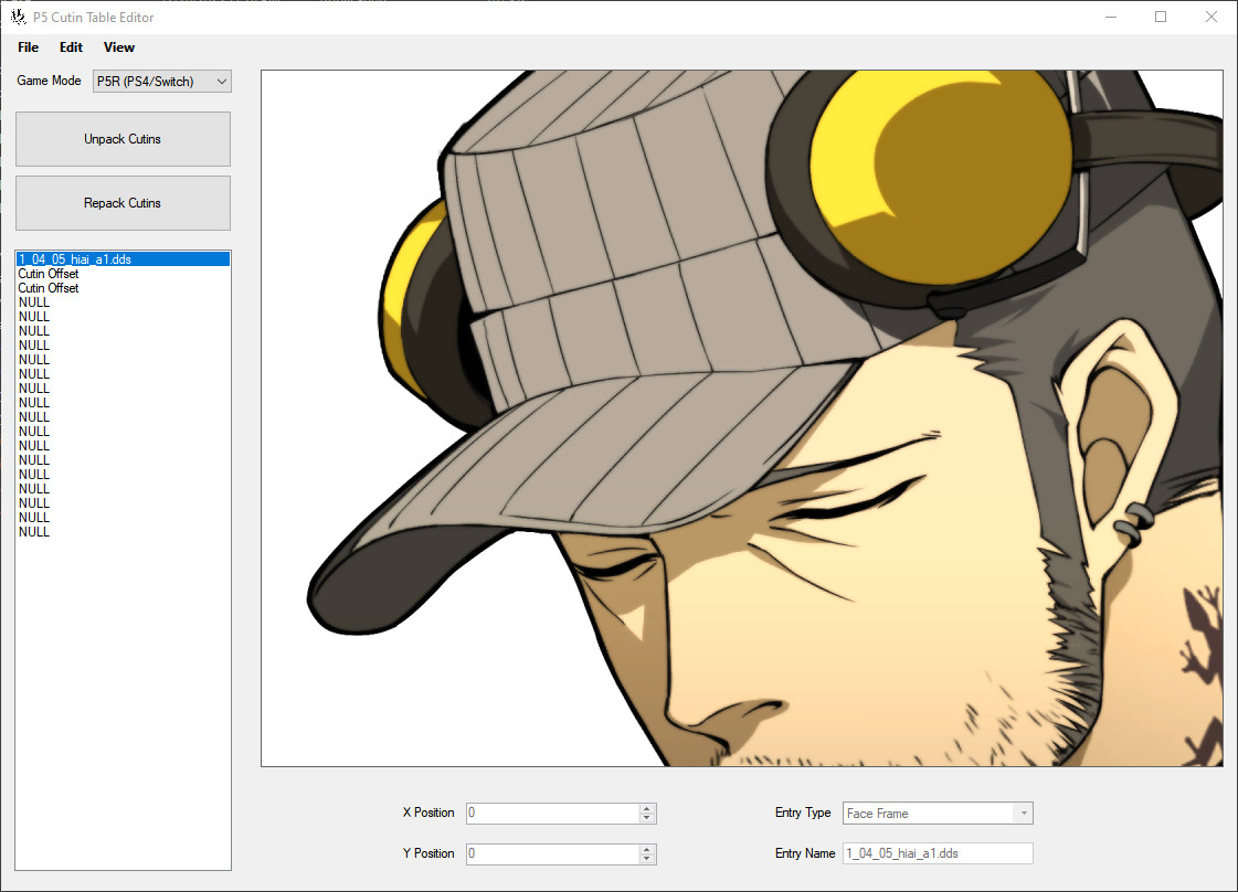 Cutin Table Editor Modding Tool for Persona 5 Royal (PC) | P5R (PC ...
