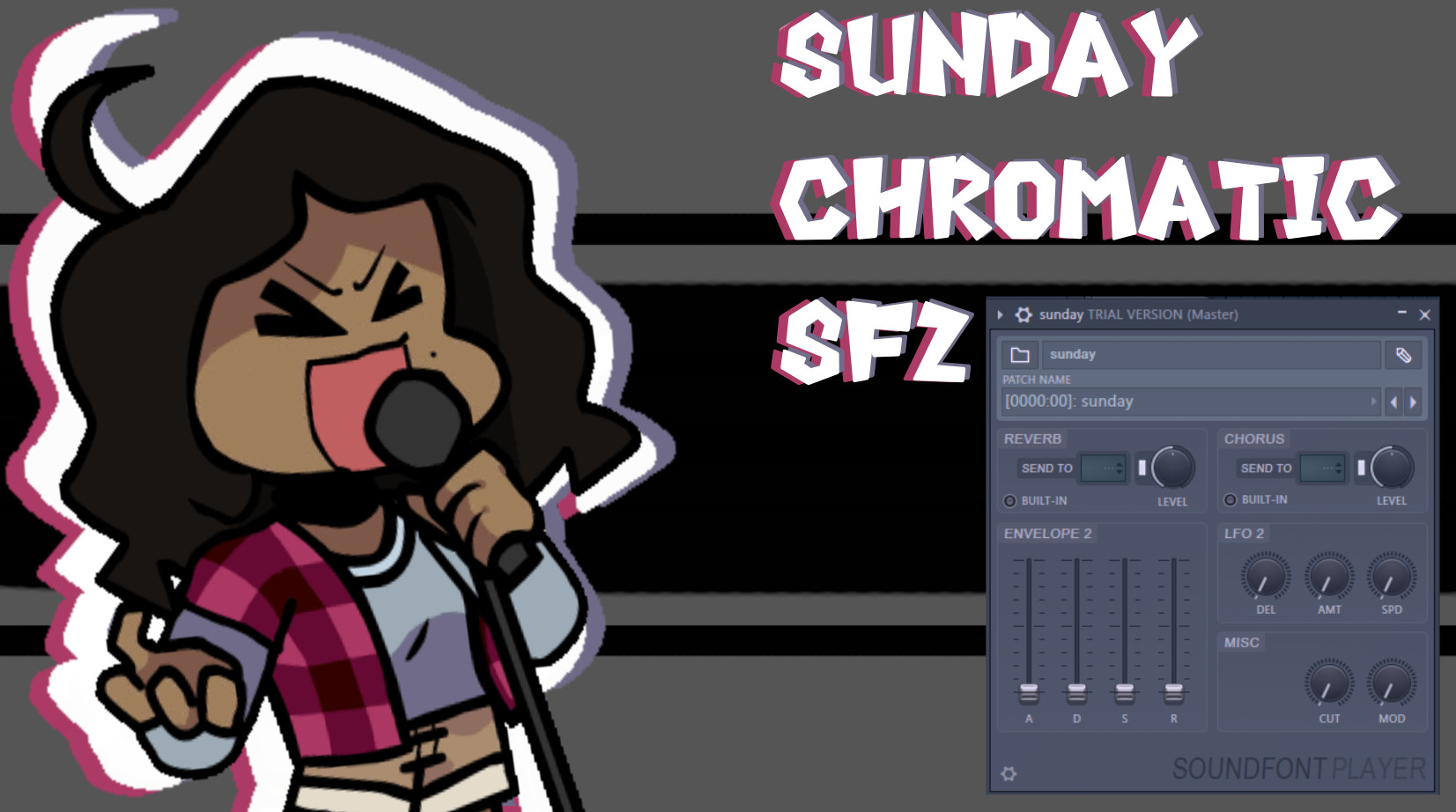 SUNDAY CHROMATIC SCALE SF2 Modding Tool for Friday Night Funkin' | FNF Modding Tools