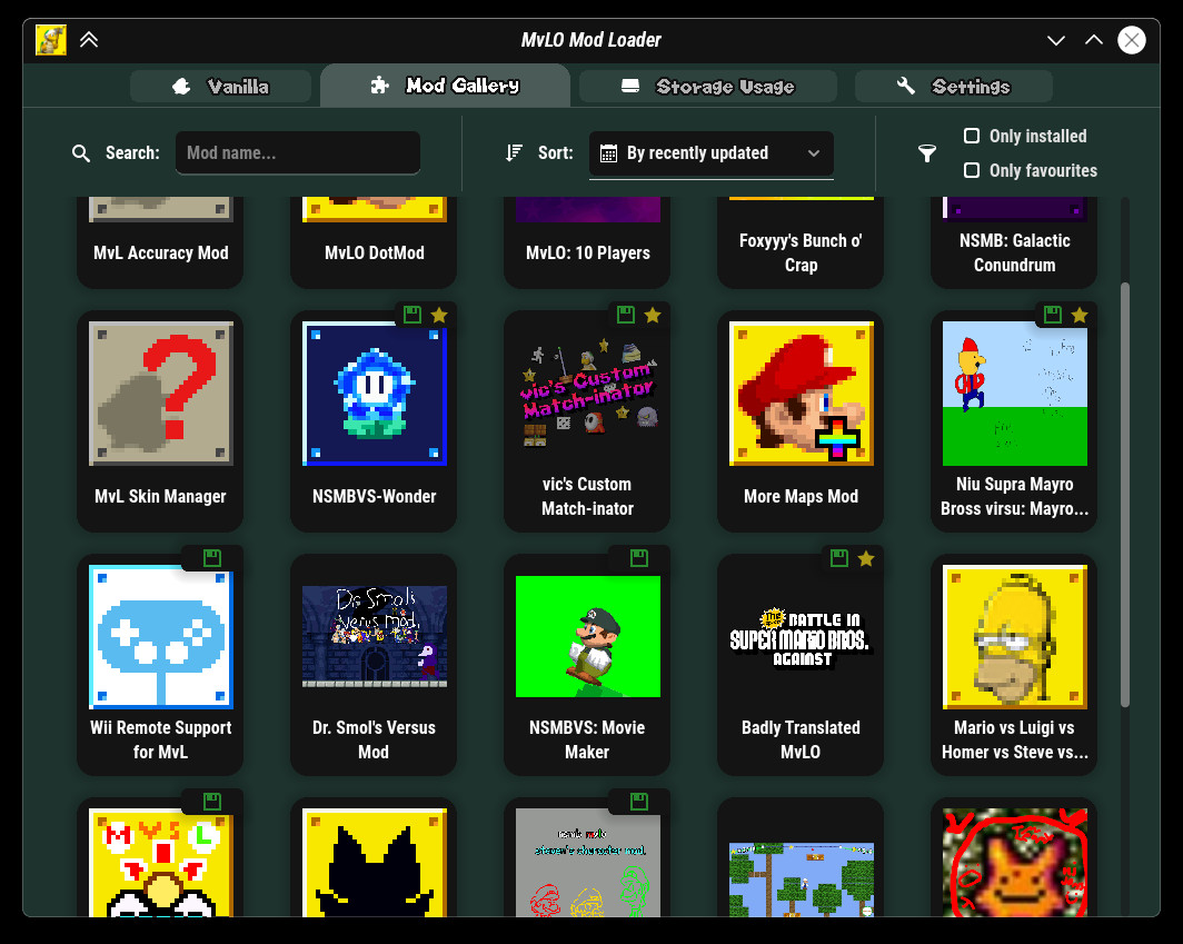 MvLO Mod Loader Modding Tool for New Super Mario Bros.: Mario vs. Luigi Online | NSMB:MvLO ...