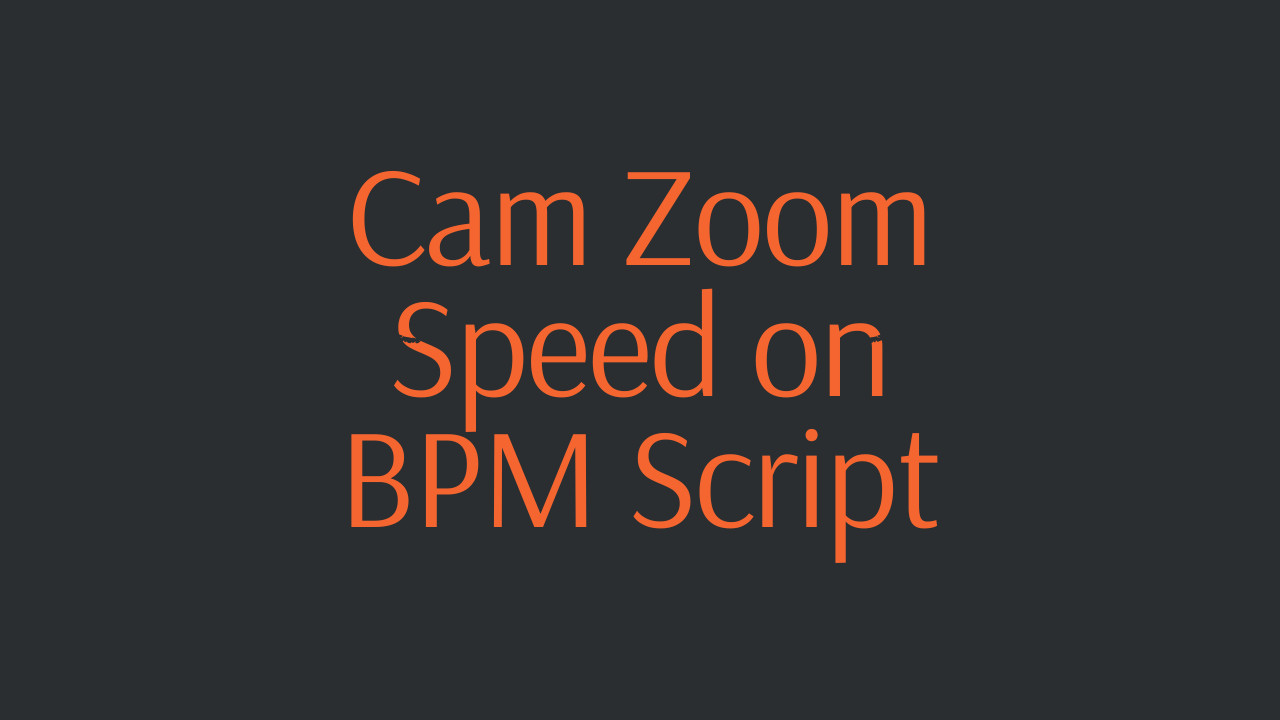 Cam Zoom Speed on BPM Script Modding Tool for Friday Night Funkin' | FNF Modding Tools