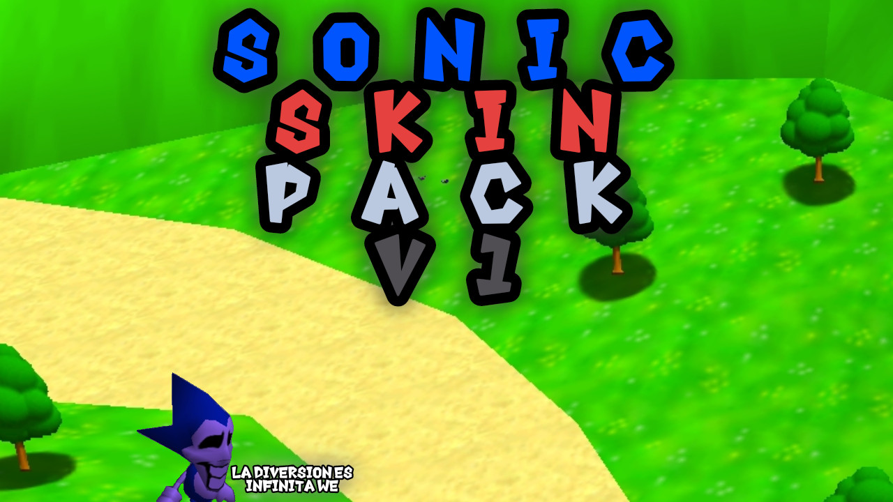 Sonic Skin Pack V1 Modding Tool for Super Mario 64 PC Port | SM64 PC ...
