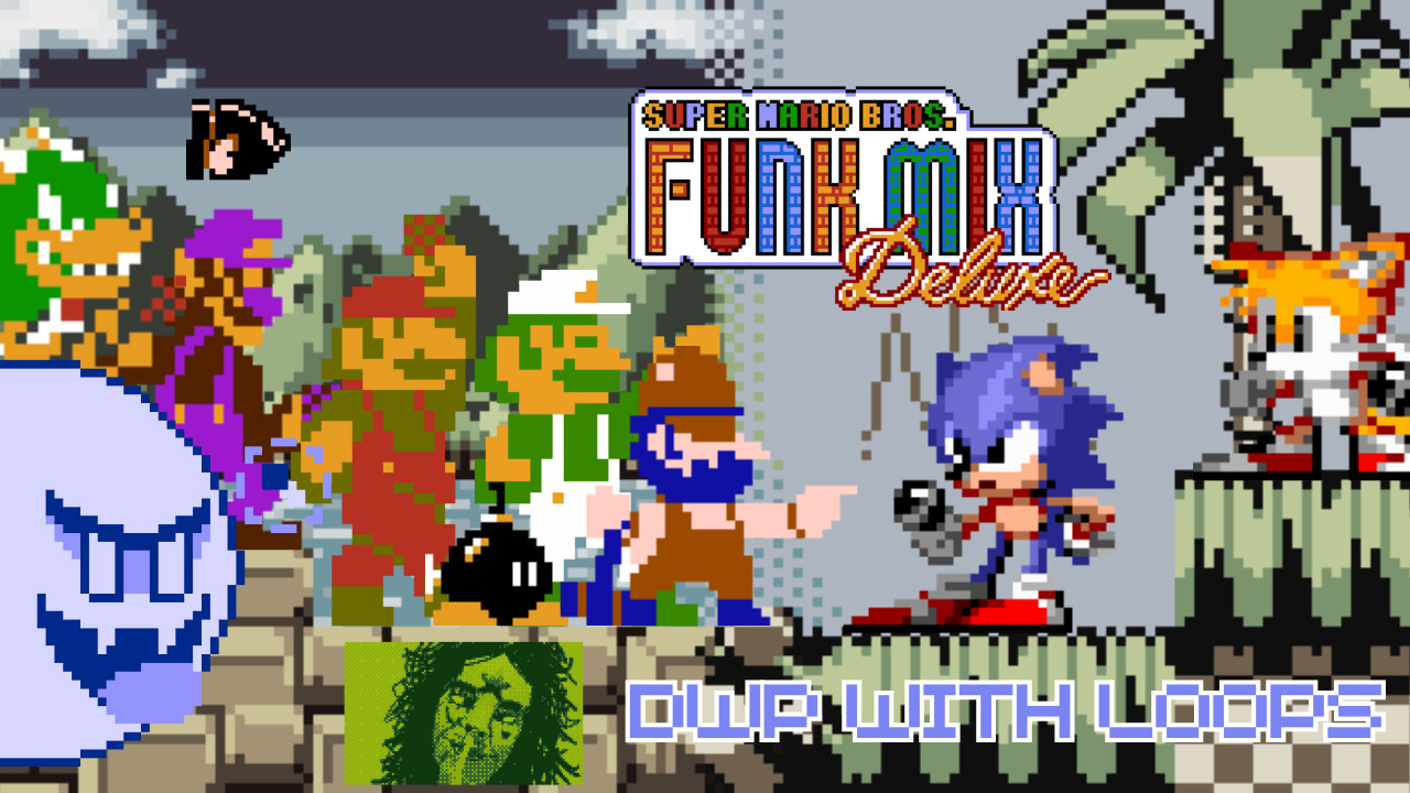 Super Mario Bros Funk Mix Deluxe DWP WITH LOOPS Modding Tool for Friday ...