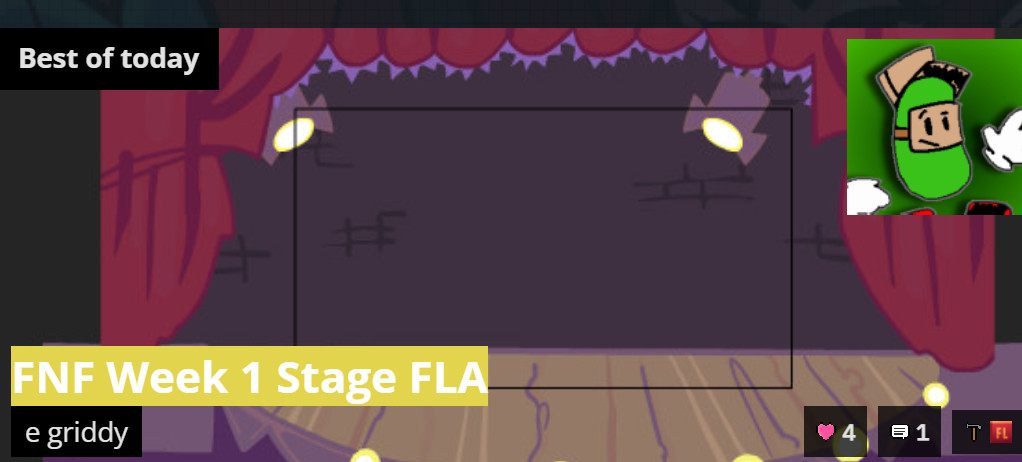 FNF Week 1 Stage FLA Modding Tool for Friday Night Funkin' | FNF ...