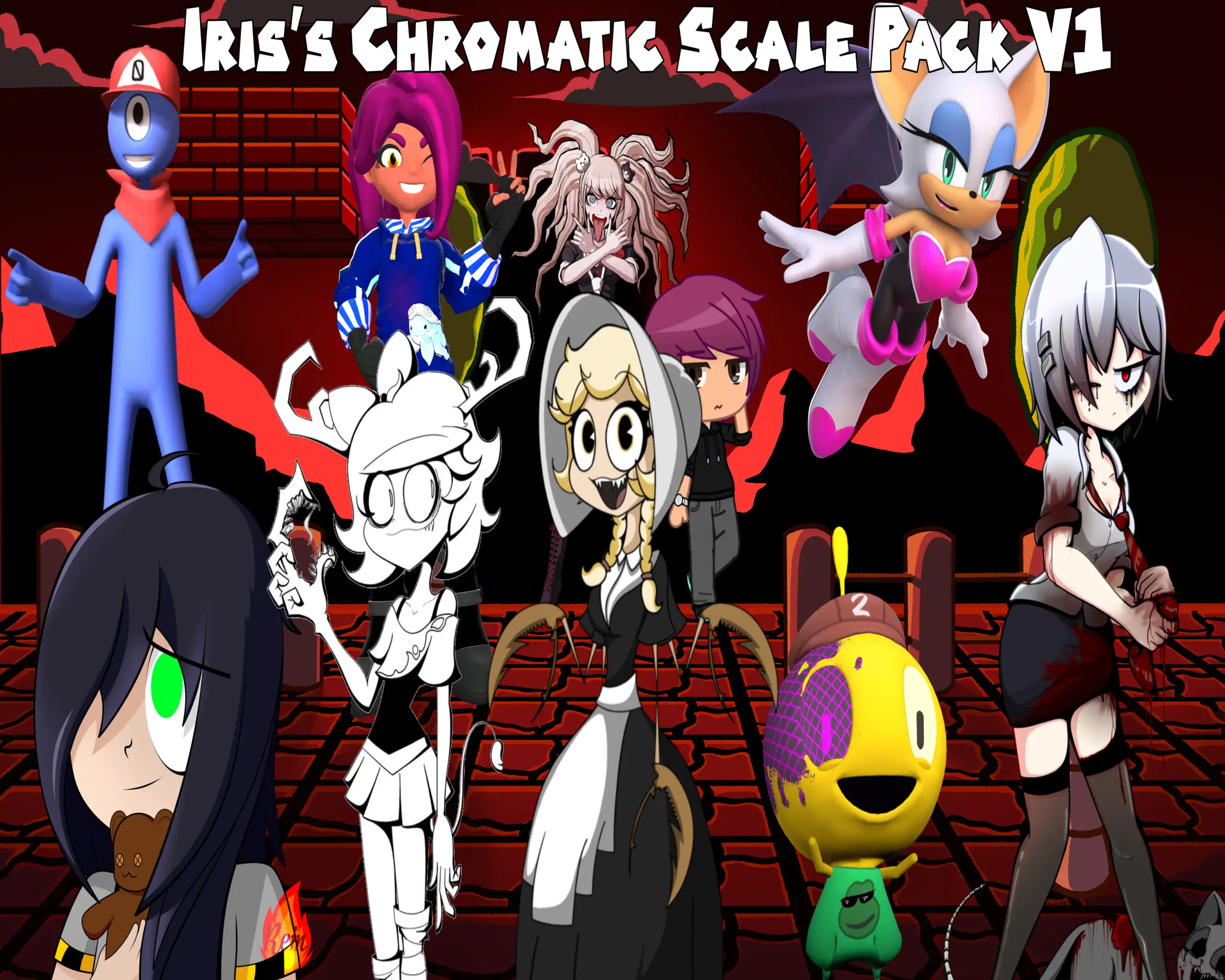 Iris's Chromatic Scale Pack V1 Modding Tool for Friday Night Funkin' | FNF Modding Tools