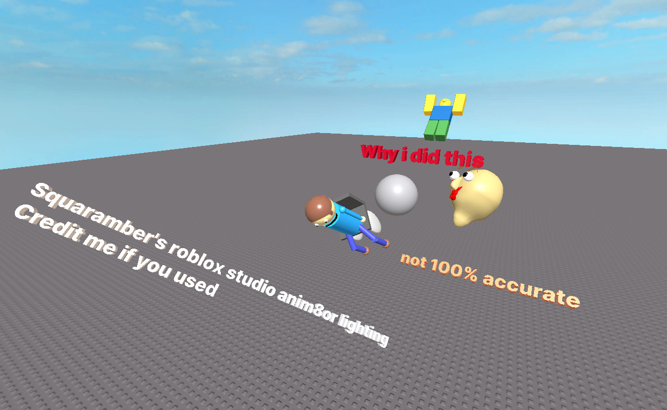 Squaramber's roblox studio anim8or lighting Modding Tool for Baldi's ...