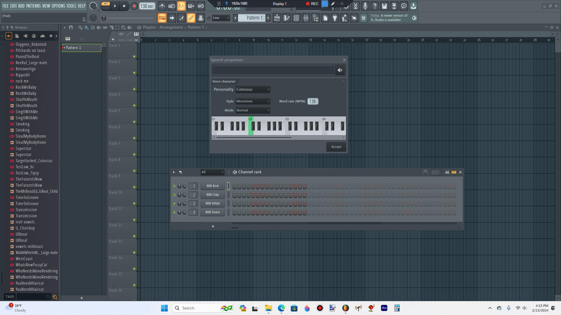 FL Studio Speech Chromatic scale v1.6 Modding Tool for Friday Night Funkin' | FNF Modding Tools