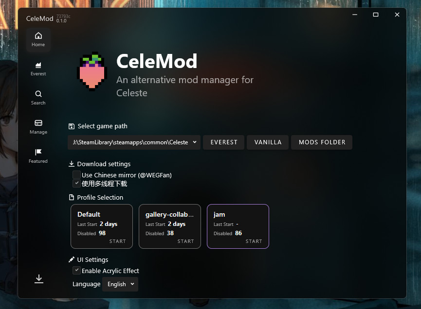 CeleMod Modding Tool for Celeste | Celeste Modding Tools