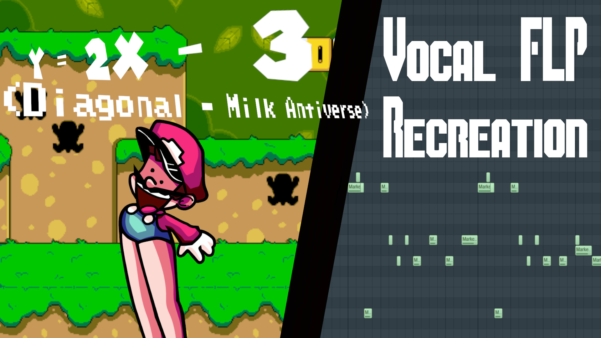 y = 2x - 3 (Diagonal) Vocal FLP Modding Tool for Friday Night Funkin ...