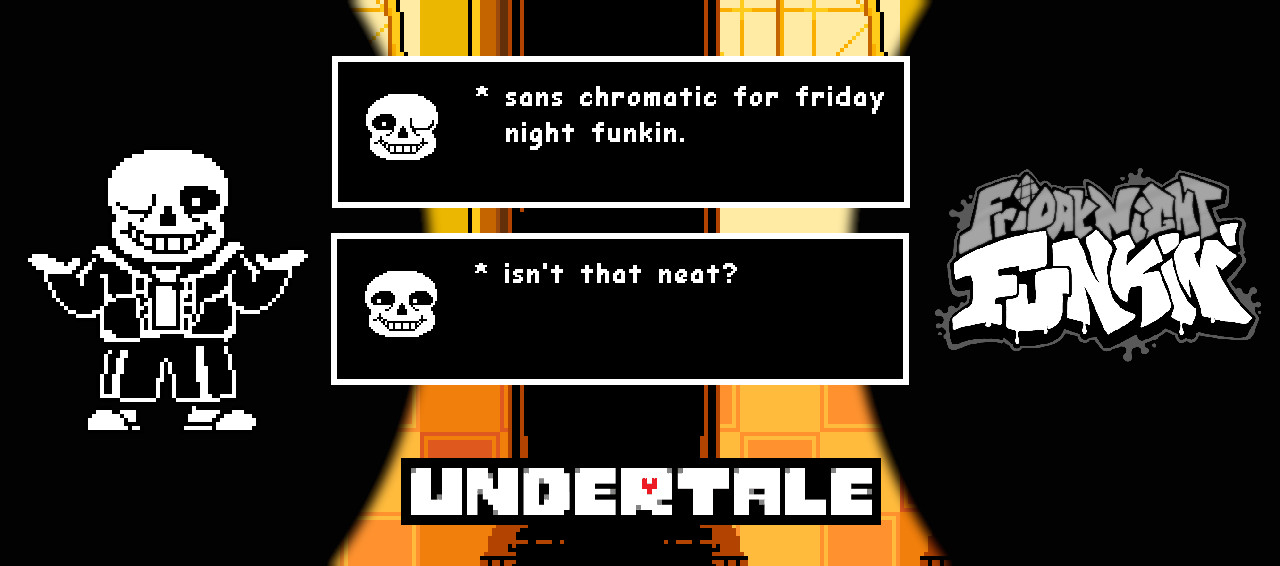 (UNDERTALE) Sans Chromatic Scale Modding Tool for Friday Night Funkin ...