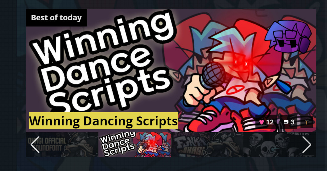 Winning Dancing Scripts Modding Tool for Friday Night Funkin' | FNF ...