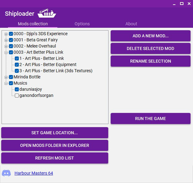 Shiploader Modding Tool for Ship of Harkinian (Ocarina of Time PC Port) | SoH Modding Tools