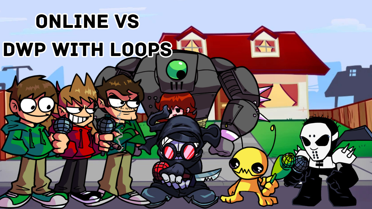 Online Vs DWP WITH LOOPS Modding Tool for Friday Night Funkin' | FNF Modding Tools