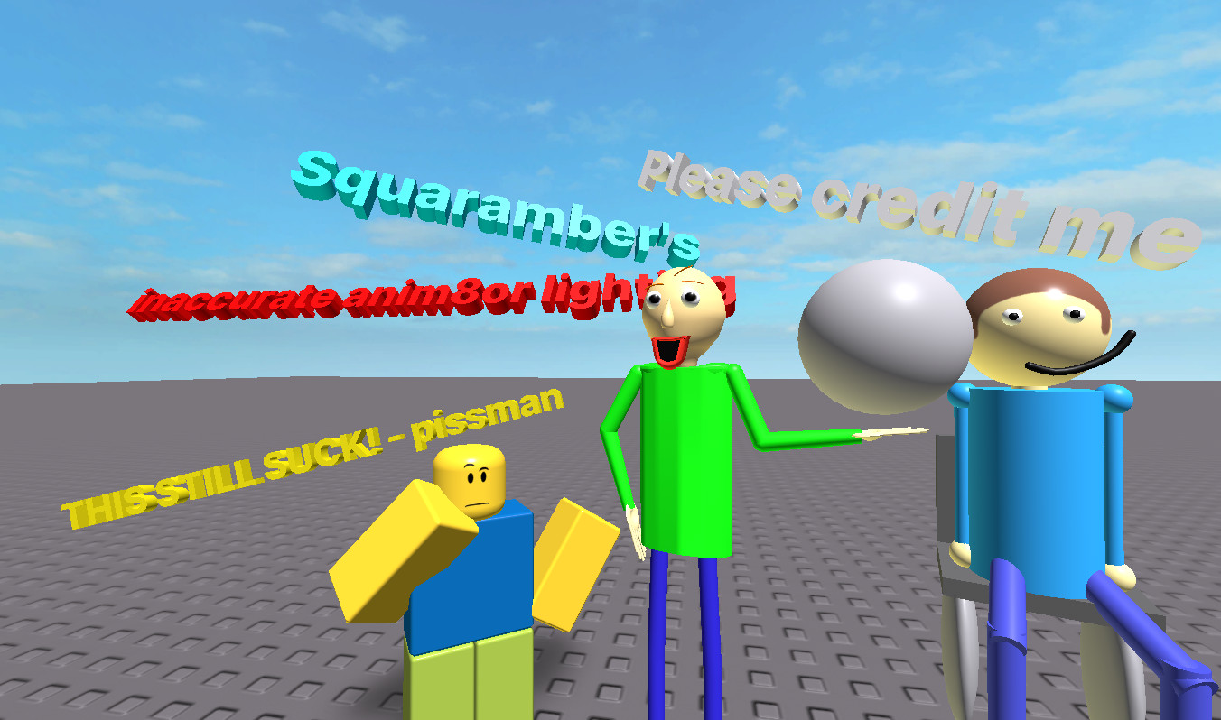 Squaramber's roblox studio anim8or lighting Modding Tool for Baldi's Basics | Baldi Modding Tools