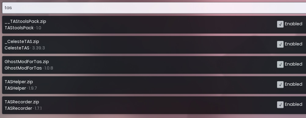 TAS tools modpack Modding Tool for Celeste | Celeste Modding Tools