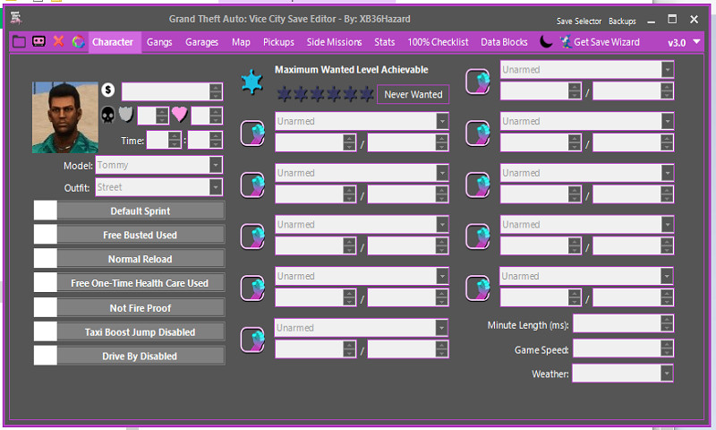 Save editors for all GTA games Modding Tool for Grand Theft Auto: San ...