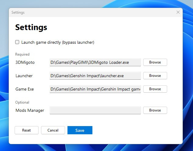 QuickModStarter - Auto 3DMigoto Launcher Modding Tool for Genshin Impact | GI Modding Tools