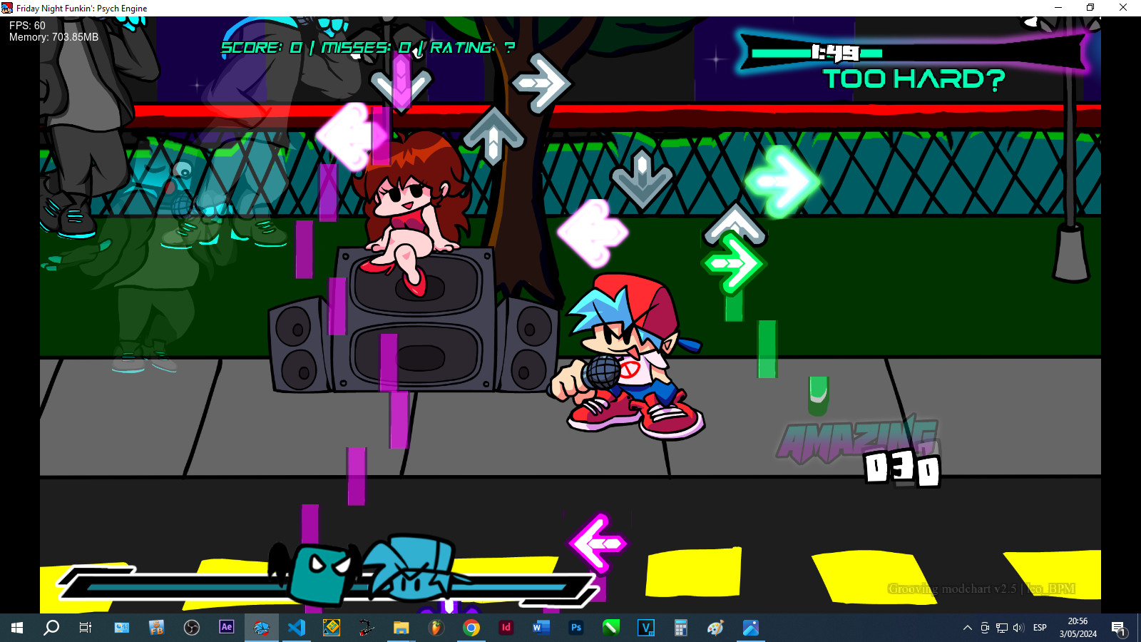 Grooving Modchart Framework Modding Tool for Friday Night Funkin' | FNF Modding Tools