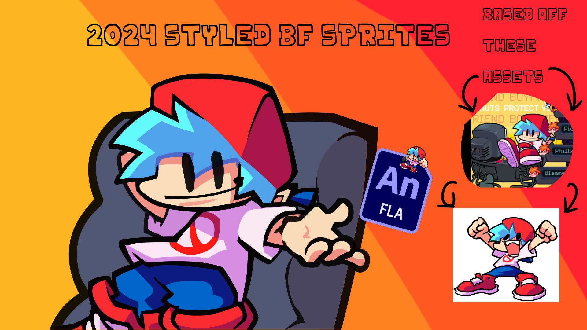 2024 STYLED BF SPRTIES Modding Tool for Friday Night Funkin' | FNF ...