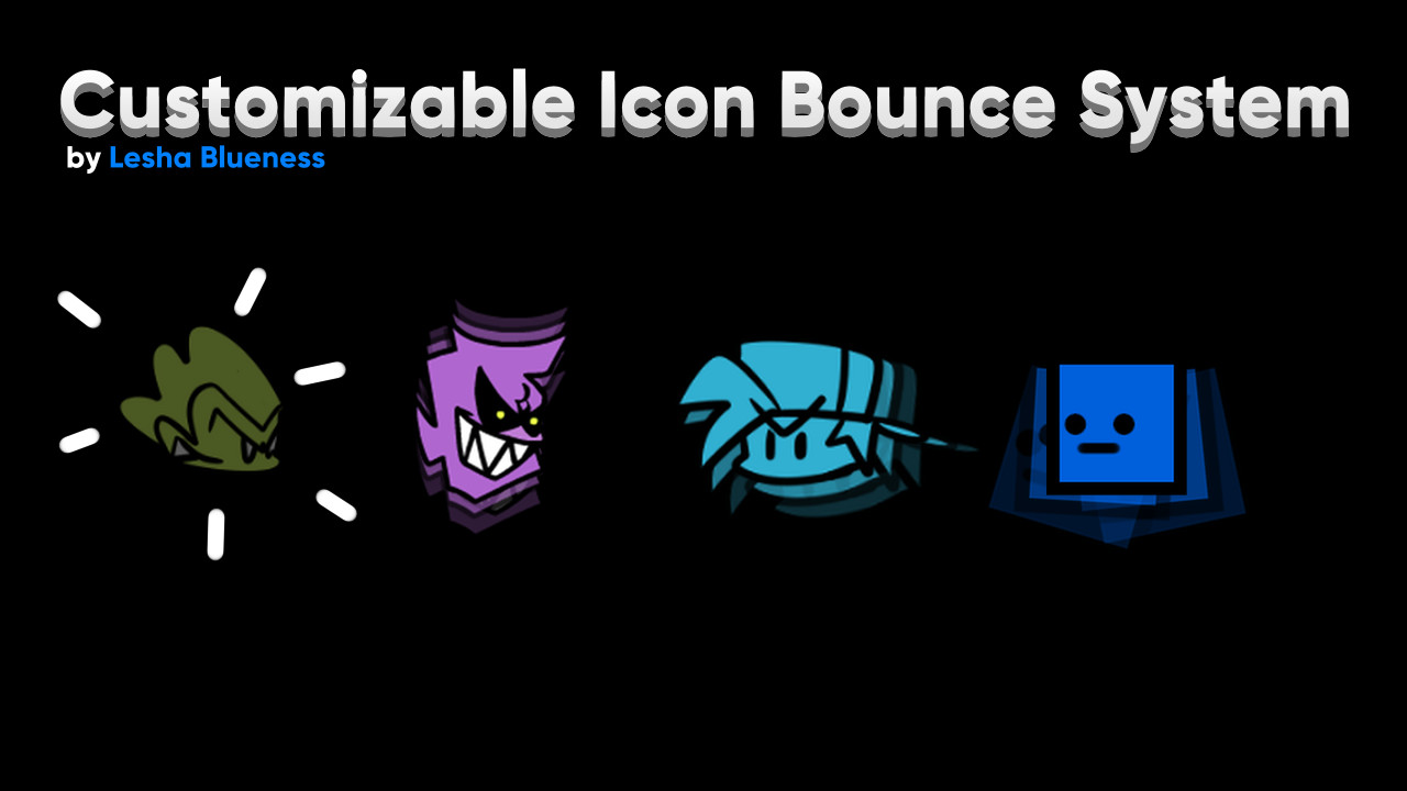 Customizable Icon Bounce System Modding Tool for Friday Night Funkin ...