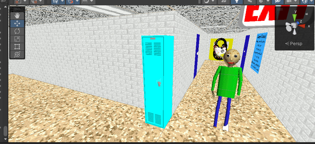 Blue Locker Prefab Modding Tool for Baldi's Basics | Baldi Modding Tools