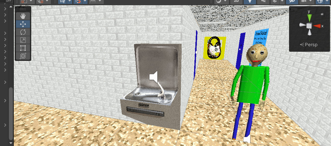 Water Fountain Prefab Modding Tool for Baldi's Basics | Baldi Modding Tools