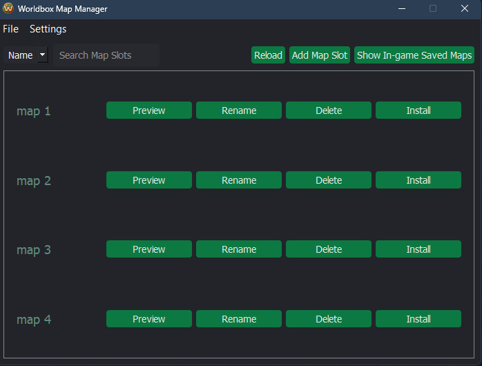 Map Manager Modding Tool for WorldBox | WorldBox Modding Tools