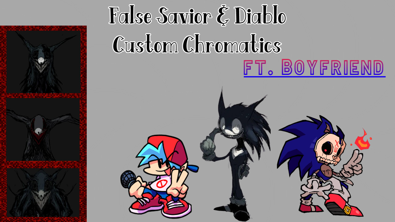 False Savior, Diablo & BF Custom Chromatics Modding Tool for Friday ...
