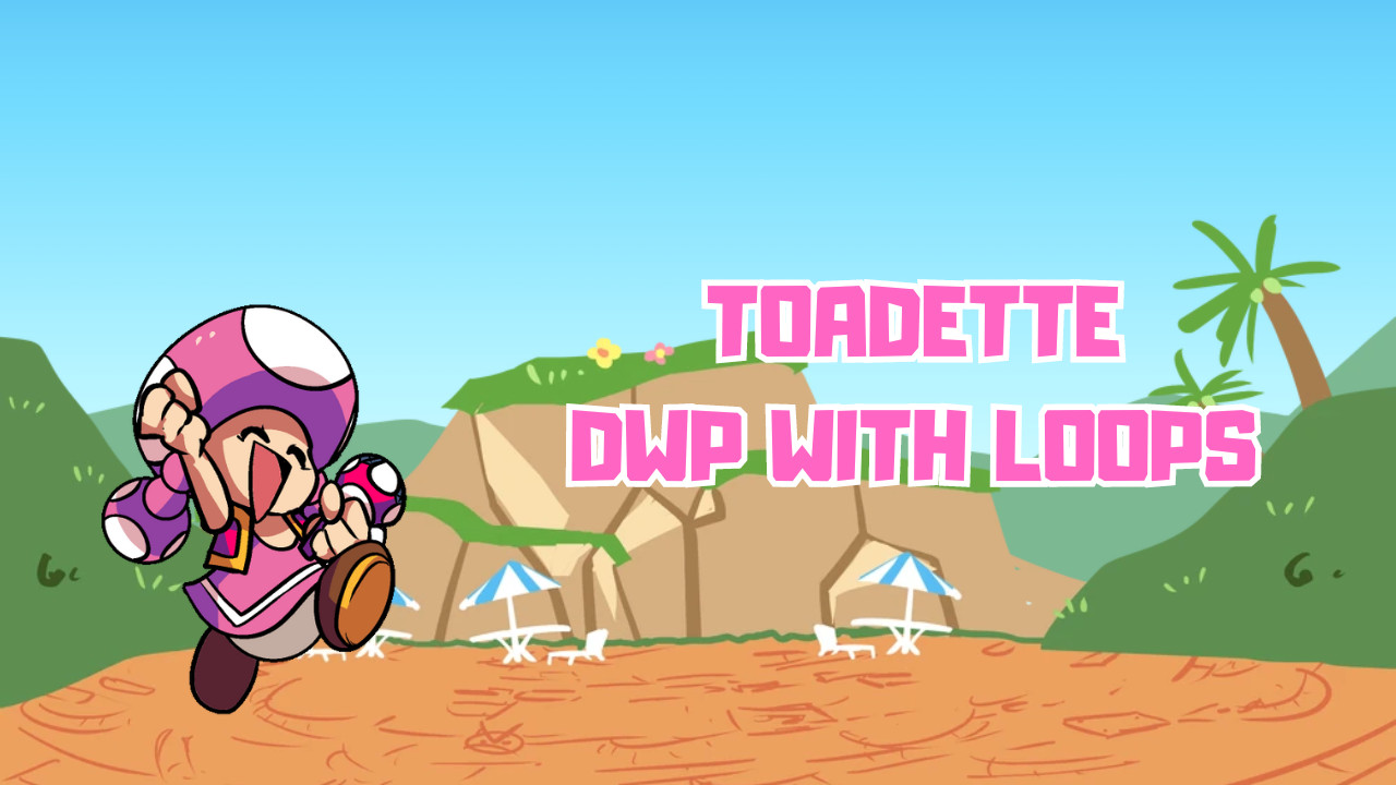Toadette DWP WITH LOOPS Modding Tool for Friday Night Funkin' | FNF ...