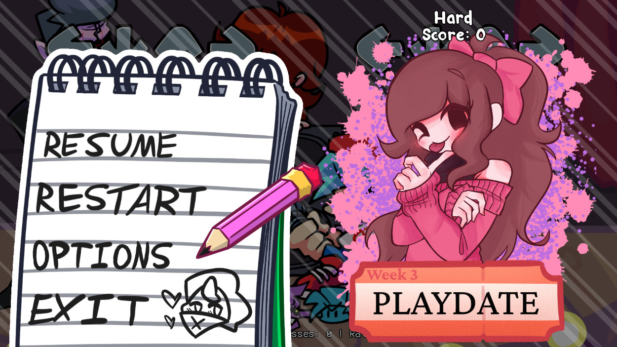 FNF: Soft - Pause Menu Recreation(0.7.2) Modding Tool for Friday Night ...