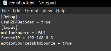 Wii U GamePad in Cemu over DSU ( RWUG ) Modding Tool for The Legend of Zelda: Breath of the Wild ...