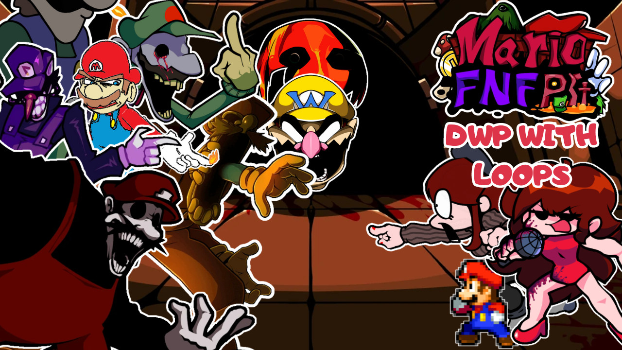 MARIO FNF PORT DWP WITH LOOPS Modding Tool for Friday Night Funkin ...